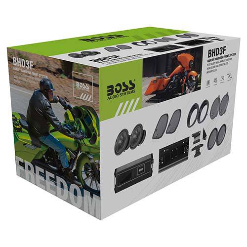 BHD3F Harley Sound System | Amplifier & Speaker Kit – Bullseye Solutions