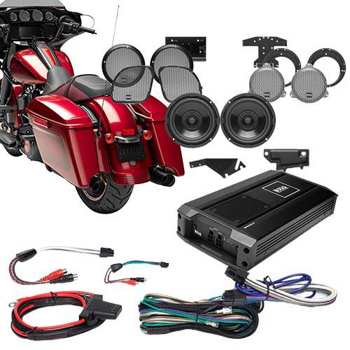BHD3F Harley Sound System | Amplifier & Speaker Kit – Bullseye Solutions